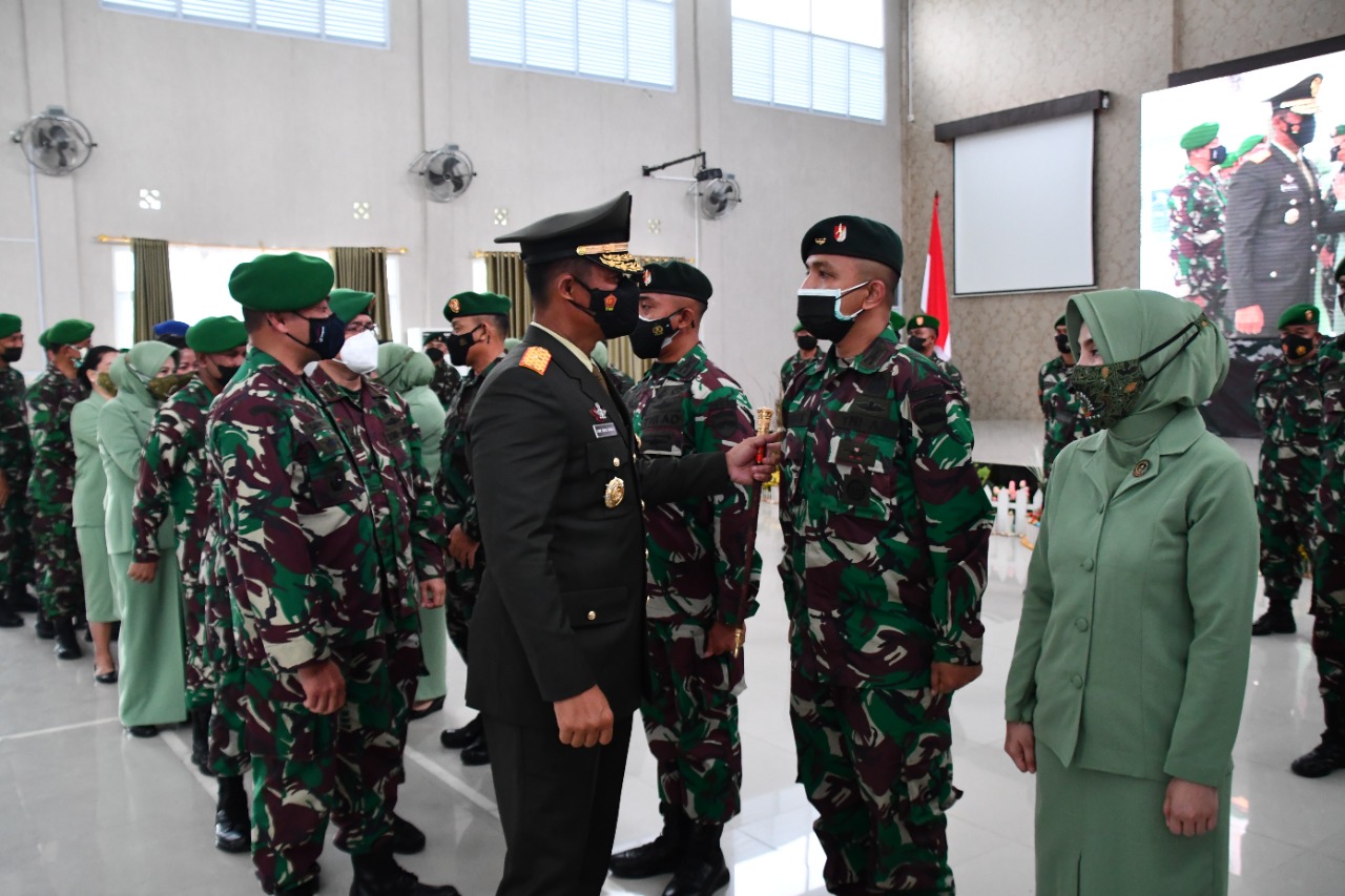 163 Personel Jajaran Korem 033/WP Naik Pangkat - Primetimes